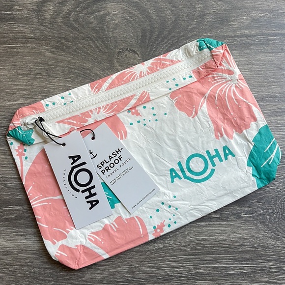 ALOHA Collection | Bags | Aloha Collection Small Pouch Hibiscus Guava ...